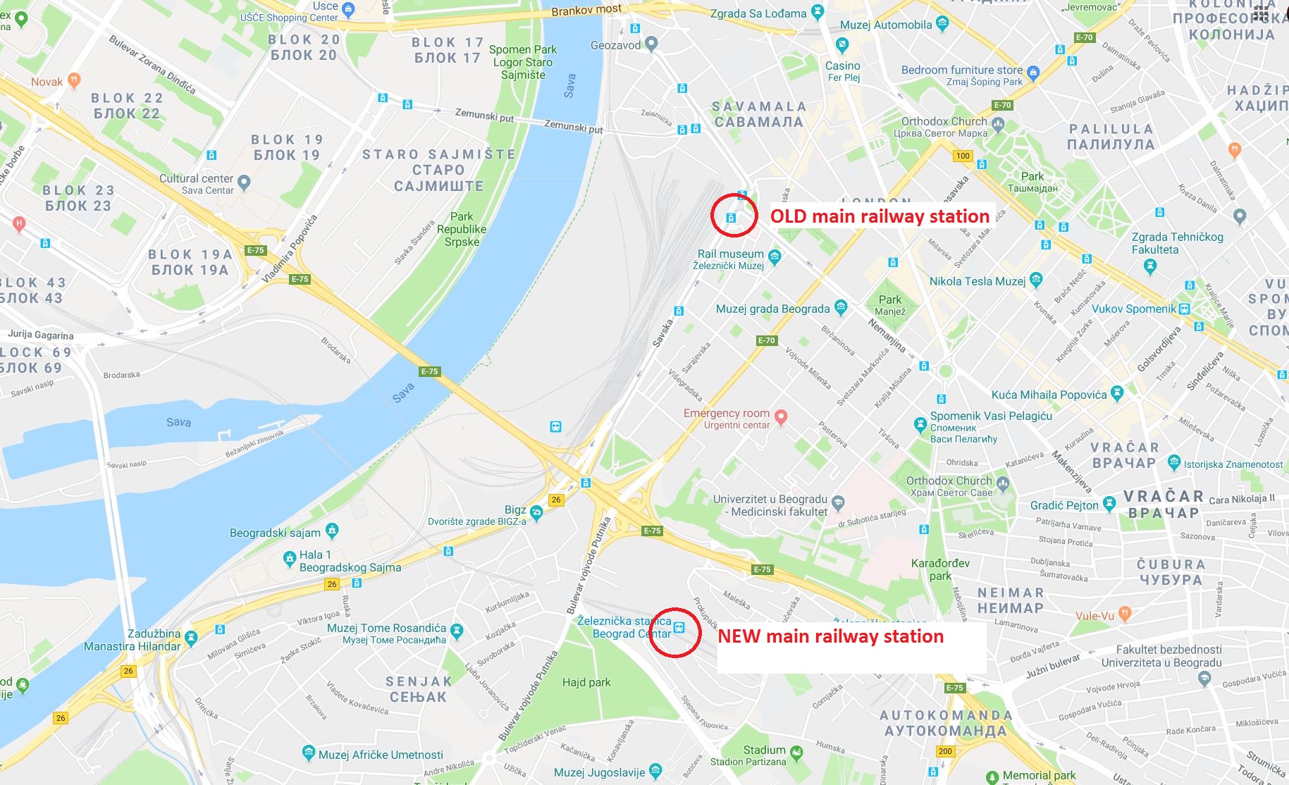 New Belgrade central railway station (Arriving by train) – Belgrade Tips